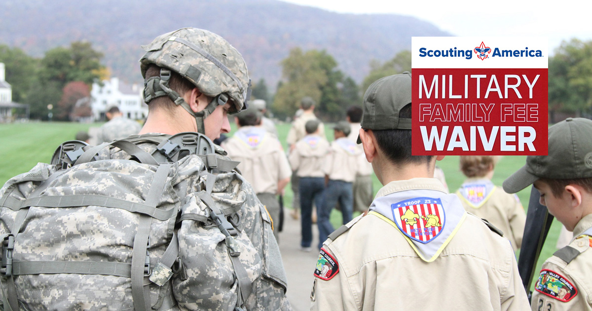 New program eases financial burden for military families - On Scouting
